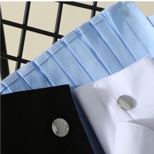 Accessories | Pleated Sleeve Cuffs Blue White Black | Poshmark